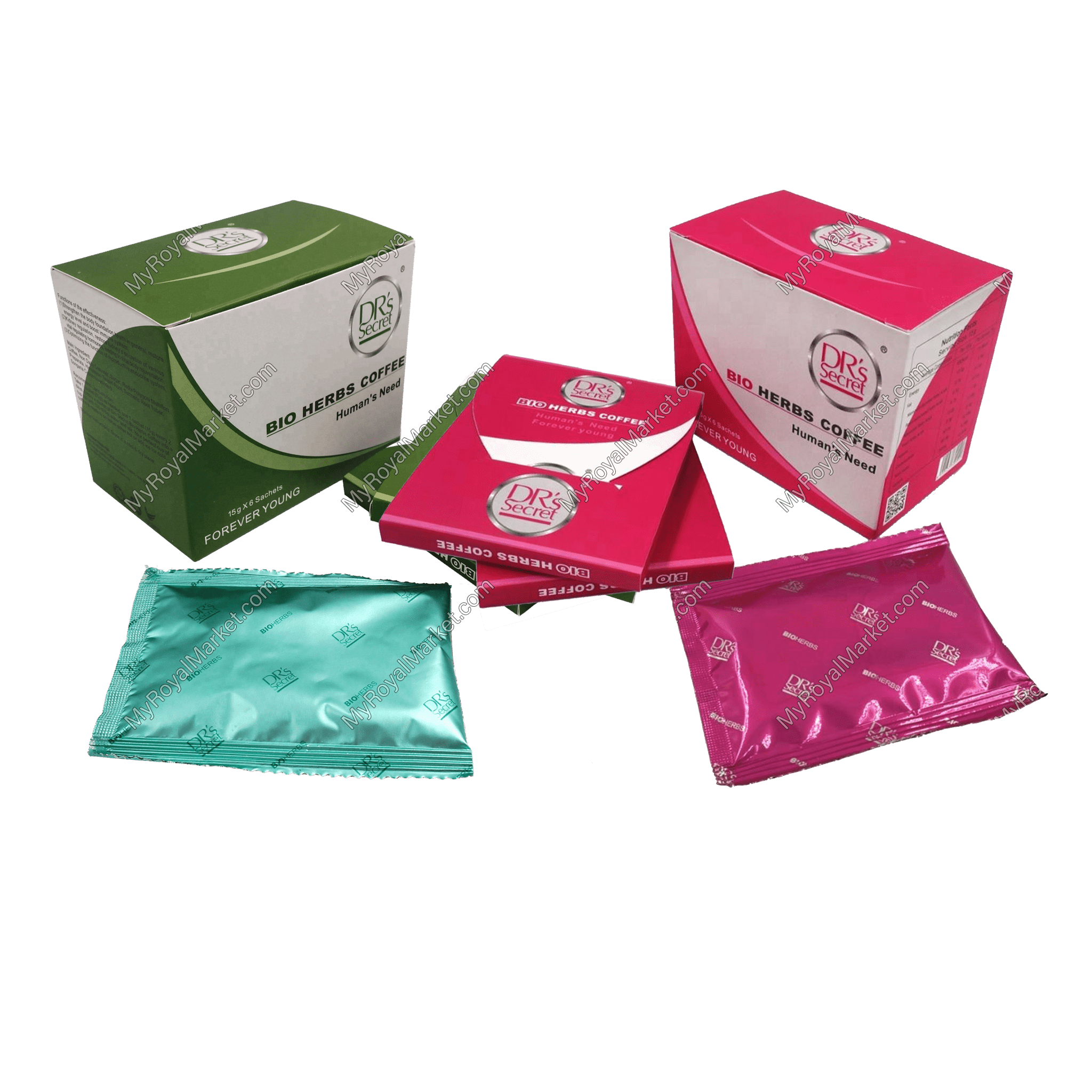 ORIGINAL Dr's Secret BIO HERBS COFFEE FOR MEN and WOMEN 15g x 6 Sachets ...
